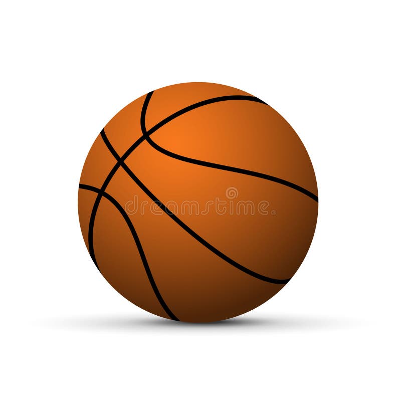 Realistic basketball ball stock illustration. Illustration of isolated ...