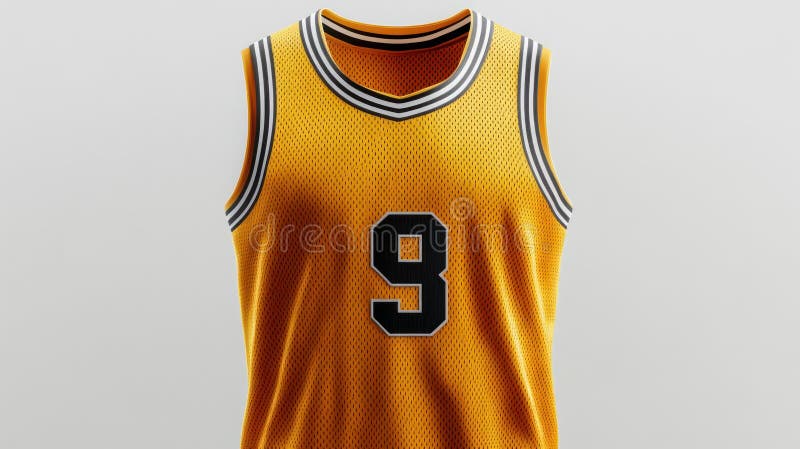 Realistic Basketball Jersey Mockup Template Stock Illustration ...