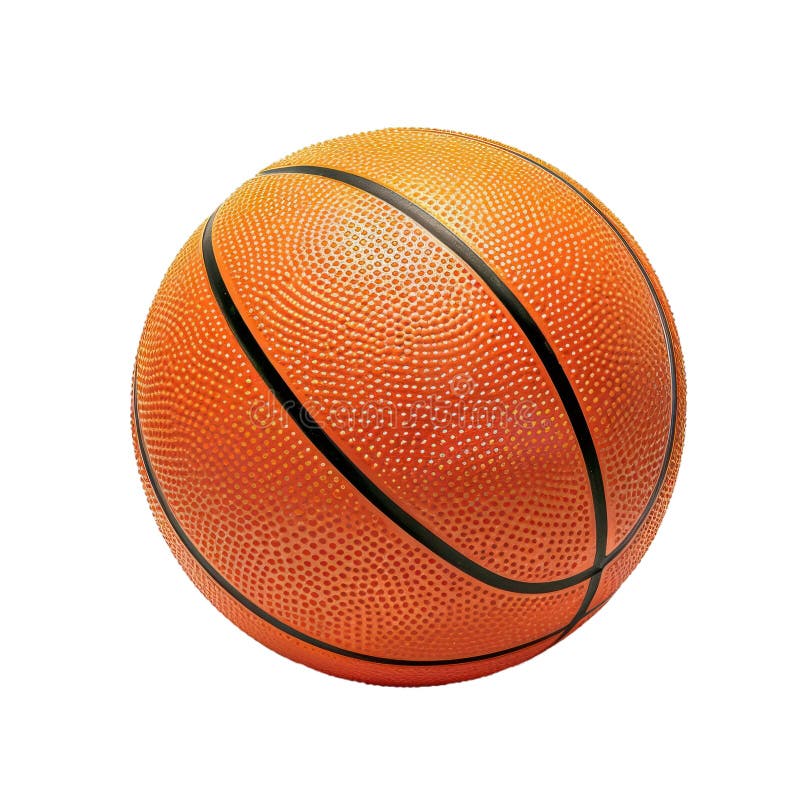 Realistic Basketball on Transparent Background Stock Photo - Image of ...