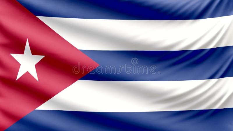 Realistic Beautiful Cuba Flag 4k Stock Footage - Video of berlin, close ...