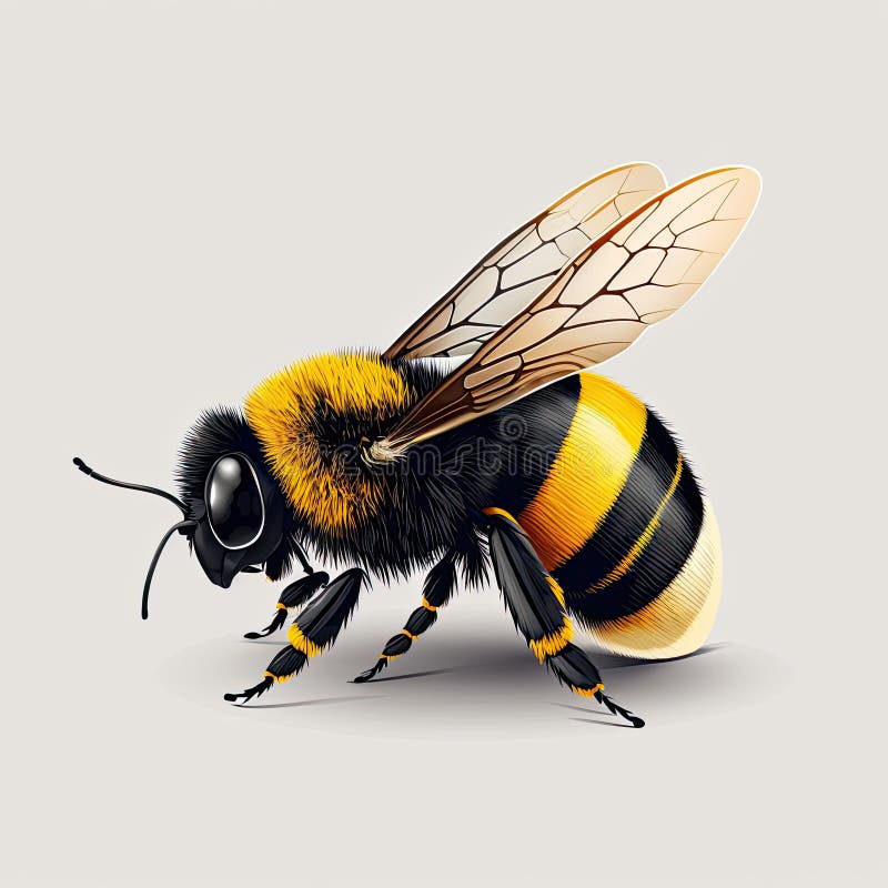 Realistic Flying Honey Bee Stock Illustrations – 456 Realistic Flying ...