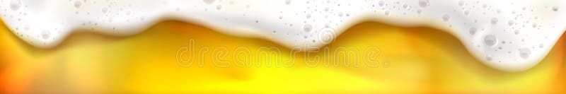 Realistic Beer Background, Foamy Drink, Dripping Drops - Vector Stock ...