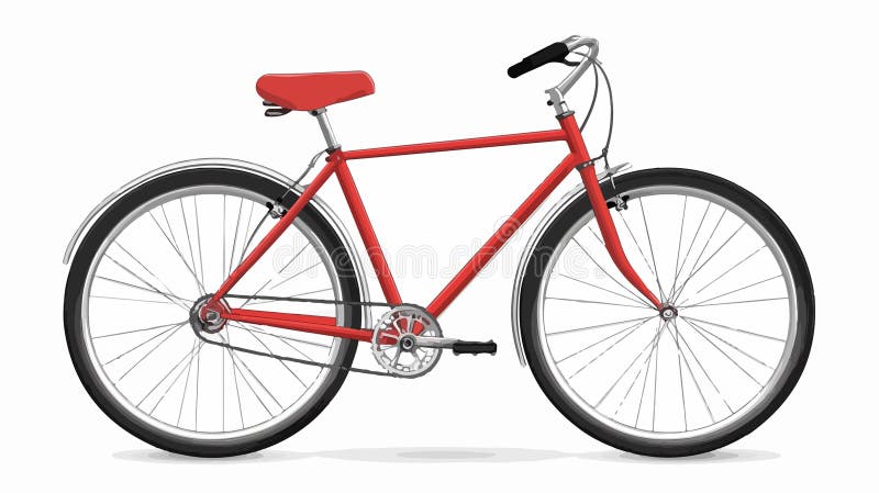 Realistic Bicycle Vector Illustration Concept Design Stock Vector ...