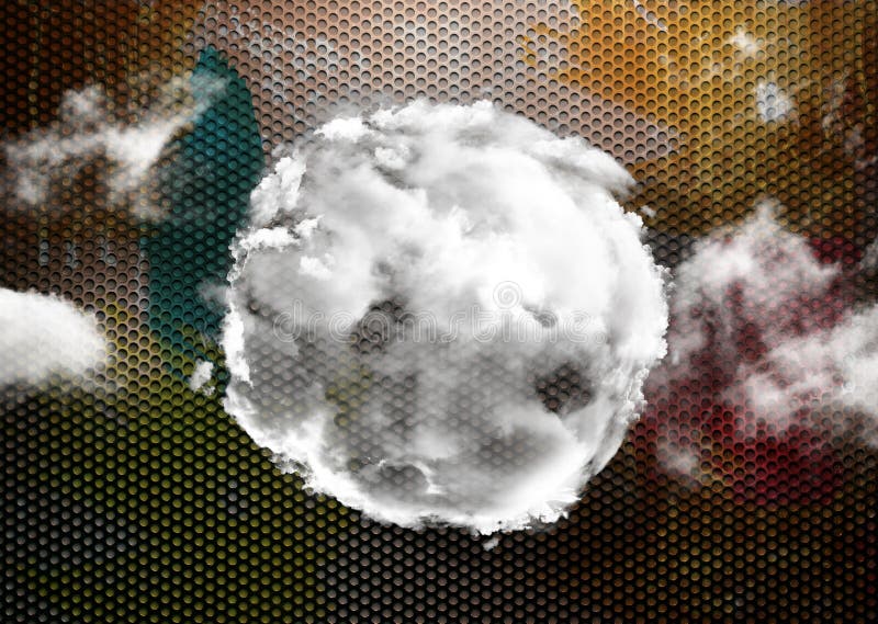 Realistic Big Explosion on a Gride Stock Illustration - Illustration of ...