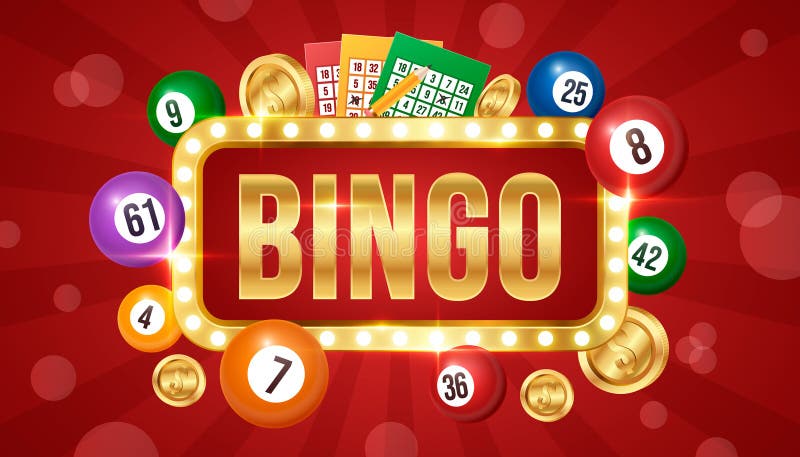 Realistic Bingo Game 3d Composition Stock Illustration - Illustration ...