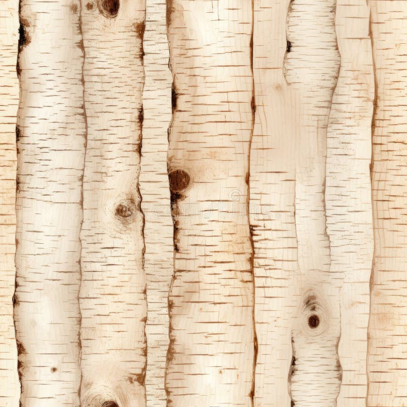 Realistic Birch Texture Background Stock Illustration - Illustration of ...