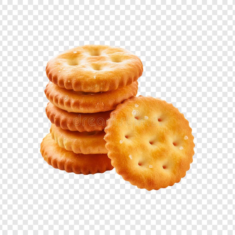 Realistic Biscuit on Transparent Background Stock Illustration ...