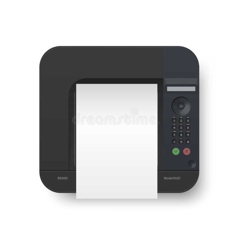 Printer Top View Stock Illustrations – 528 Printer Top View Stock ...