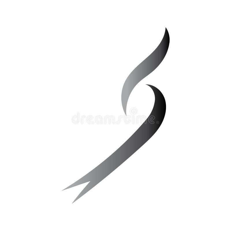 Realistic Black Ribbon, Death Symbol . Vector Illustration Stock Vector ...