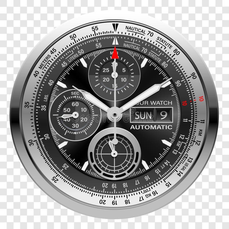 Watch Face Software App Icon. Generative AI. Stock Illustration ...