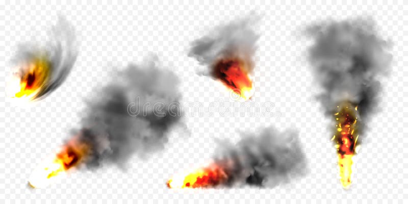 Burning Objects And Objects On Fire Background Stock Illustration ...