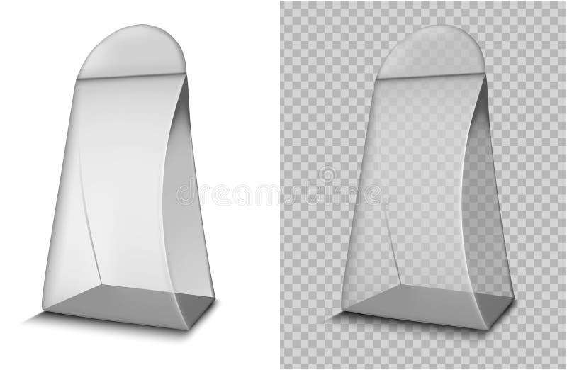 Realistic Black Transparent Paper or Plastic Packaging Box Stock Vector ...
