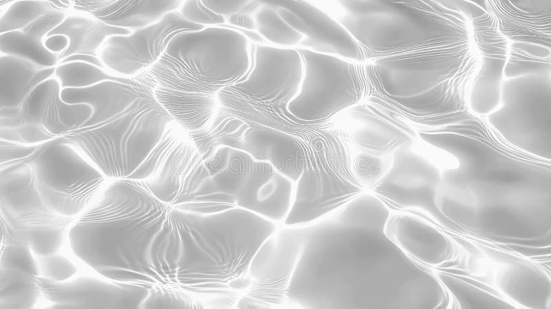 Realistic Black and White Water Surface with Detailed Ripples and ...
