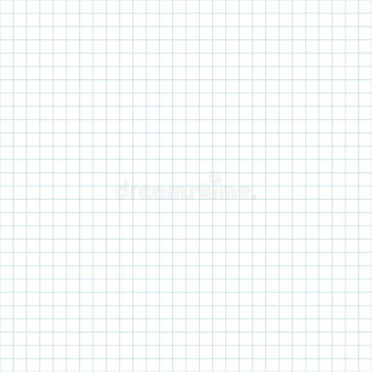 Realistic Blank Checked Copybook Paper Stock Vector - Illustration of ...