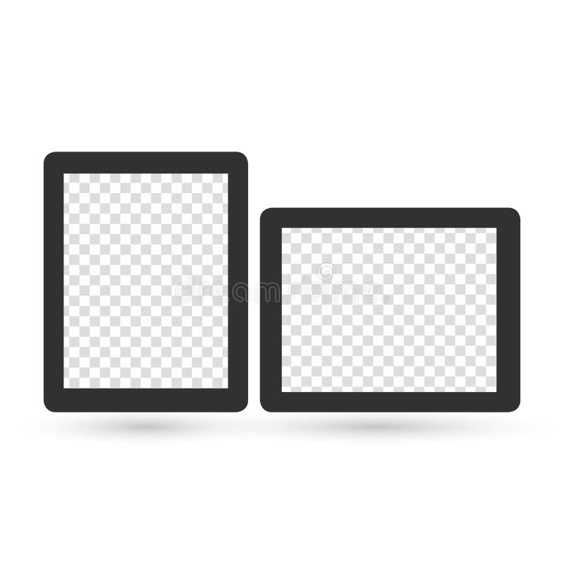 Realistic Blank Picture Frame Templates Set in Landscape and Portrait ...