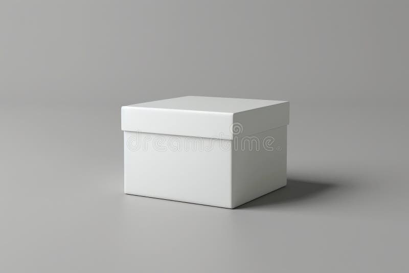 Realistic Blank Software Box Mockup Isolated on a Grey Background, 3d ...