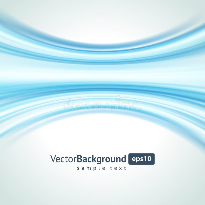 Realistic Blue Flow Wave Stripe Gradient Curved Design Background ...