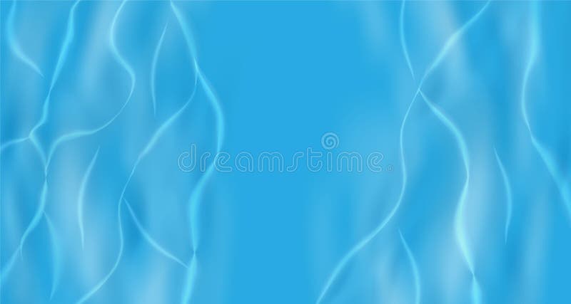 Realistic Blue Water Ripple Surface Background, Ocean Beach Pool with ...