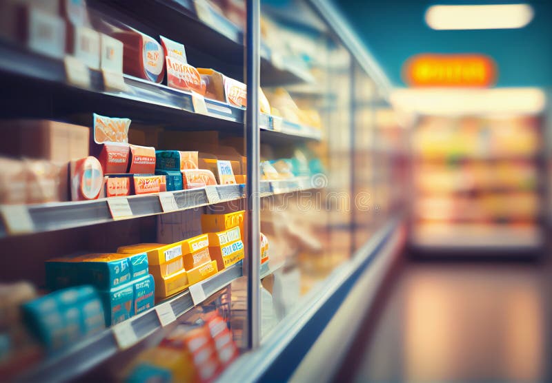 Realistic Blur Background of Store, Department Store, Supermarket or ... Realistic Blur Background of Store, Department Store, Supermarket or ...
