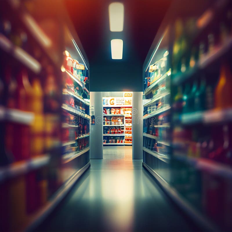 Realistic Blur Background of Store, Department Store, Supermarket or ... Realistic Blur Background of Store, Department Store, Supermarket or ...