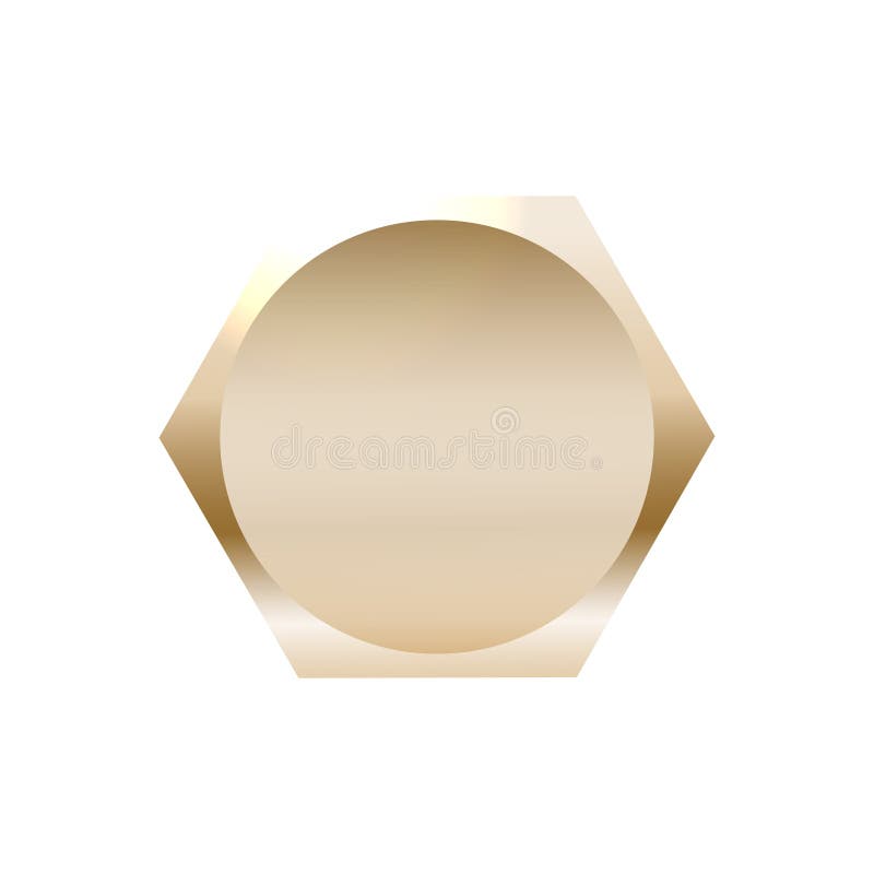 Realistic Bolt Head stock illustration. Illustration of technology ...