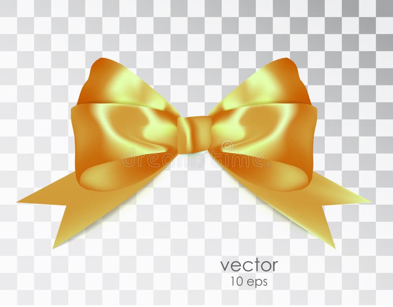 Realistic Bow of Ribbon on a Transparent Background. Realistic 3D ...