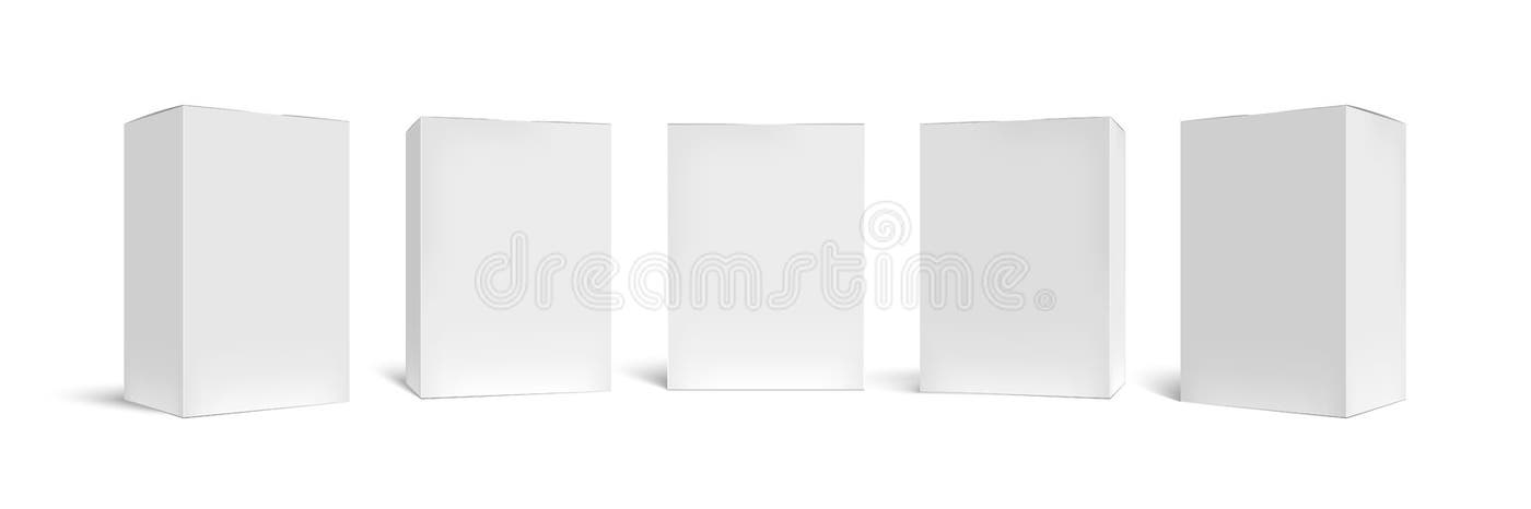 Blank White Rectangular Box Mockup Stock Illustrations – 5,333 Blank White Rectangular Box ...
