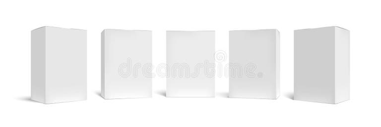 Paper Rectangular Boxes Stock Illustrations – 1,324 Paper Rectangular ...