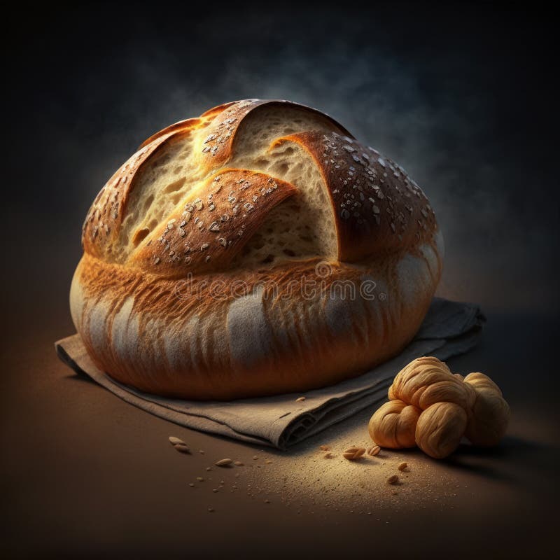 Bread Illustration. AI Generation Stock Illustration - Illustration of ...