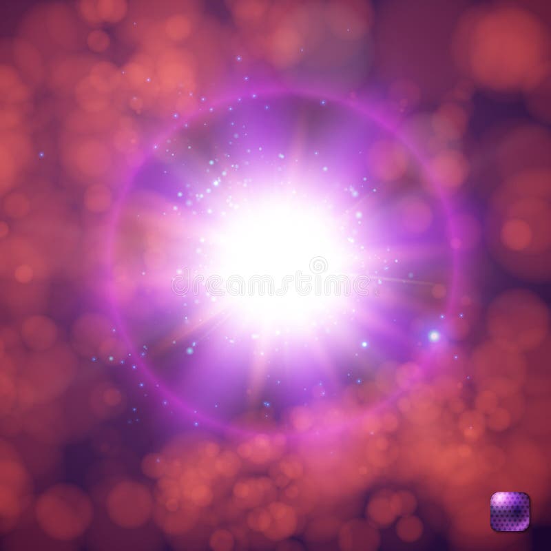Realistic and Bright, Glowing Sun, Star Burst, Supernova Explosion ...