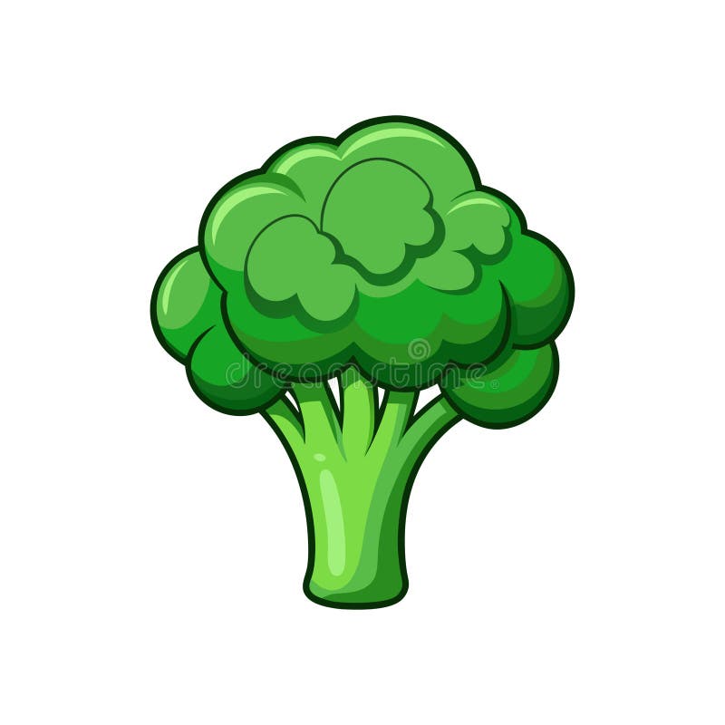 Realistic Broccoli Design Showcasing Detailed Features Stock Image ...