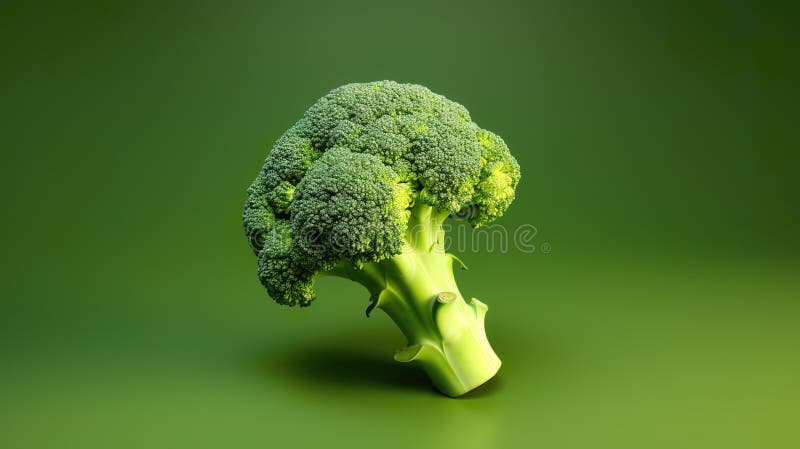 Realistic Broccoli Marketing Inspired Artwork Stock Illustration ...