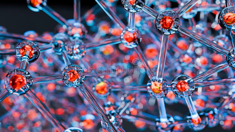 Realistic Chemical Molecular Structure Stock Illustrations – 1,755 ...