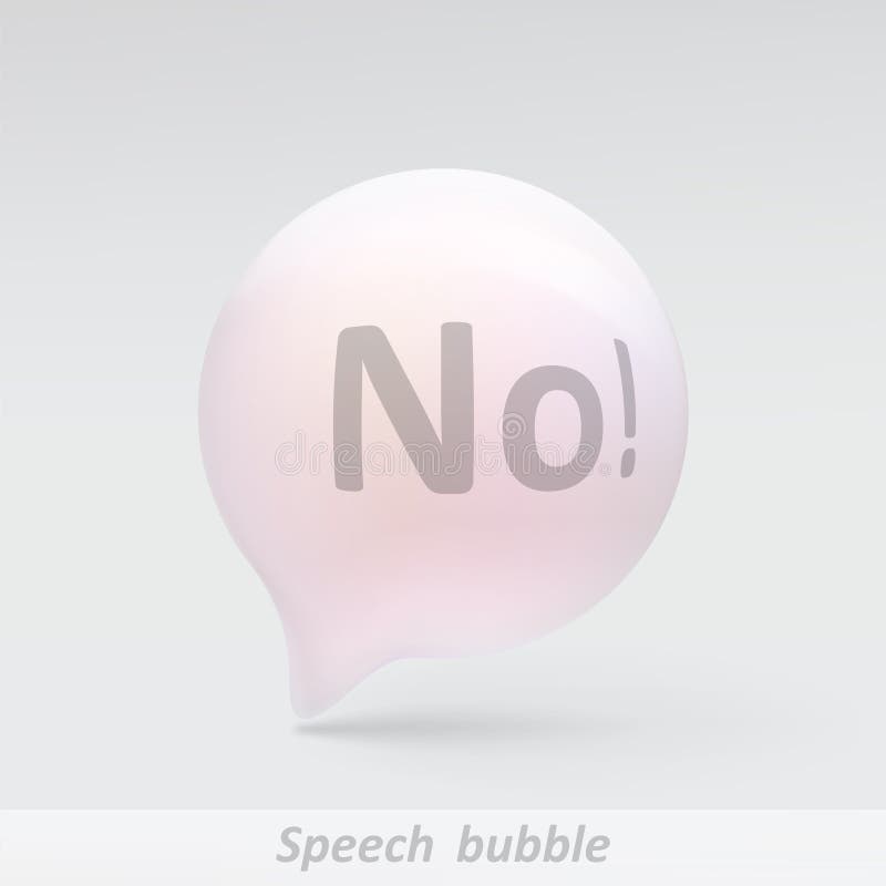 Realistic bubble speech stock vector. Illustration of comment - 134617719