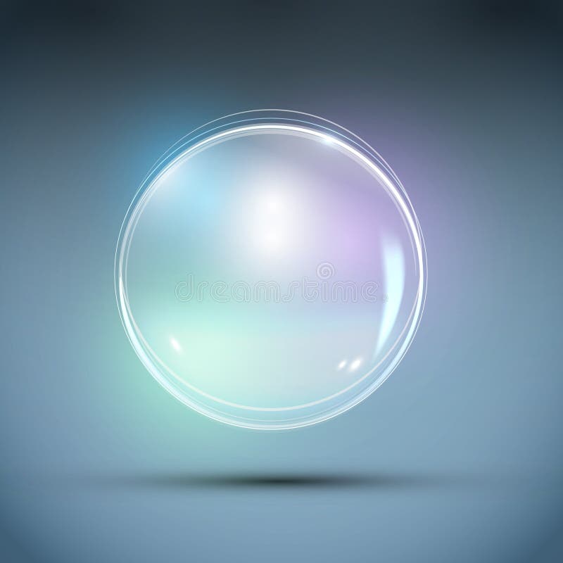 Realistic Bubble Vector stock vector. Illustration of shape - 21818275