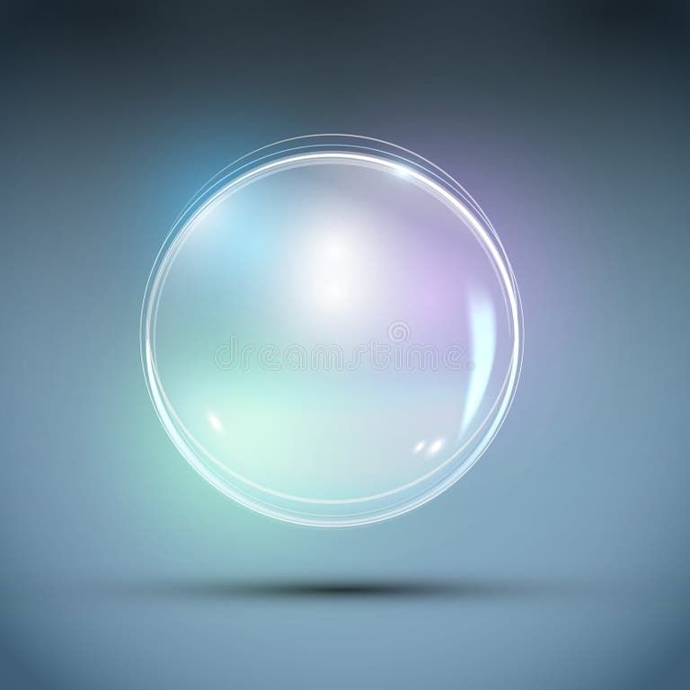 Realistic Bubble Vector stock vector. Illustration of shape - 21818275