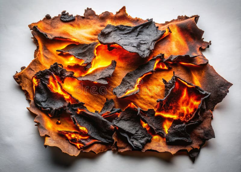 Realistic Burnt Paper Clipart Detailed Vector Graphics for Creative ...