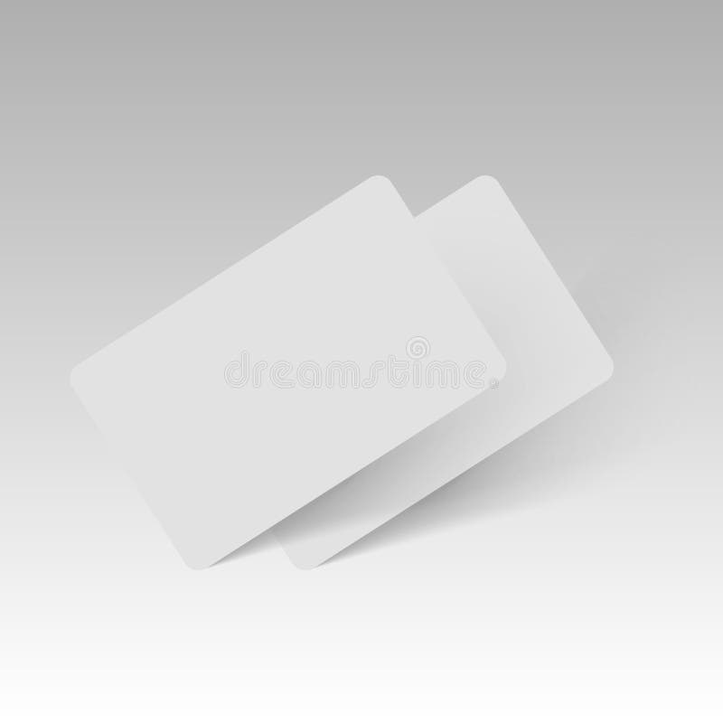 Realistic Business Cards Template. Vector Illustration. Stock ...