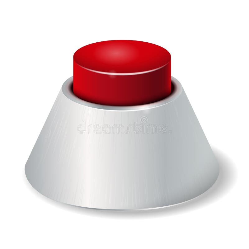 Realistic button stock vector. Illustration of glossy - 27205212