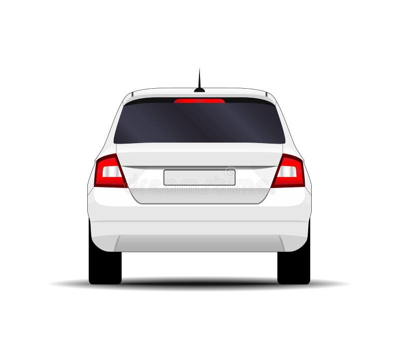 Realistic car. hatchback stock illustration. Illustration of motor ...
