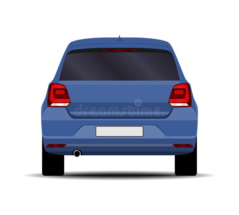 Realistic hatchback car. stock vector. Illustration of machine - 137339118
