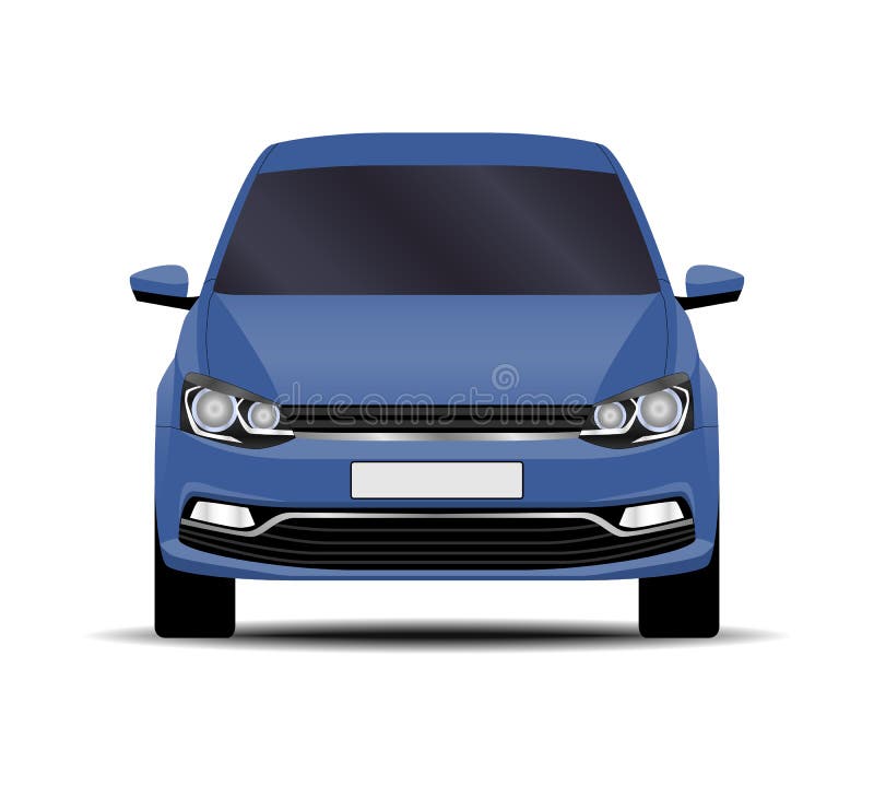 Realistic hatchback car. stock illustration. Illustration of engine ...