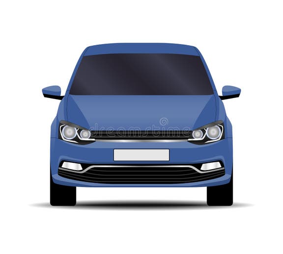 Realistic hatchback car. stock illustration. Illustration of engine ...