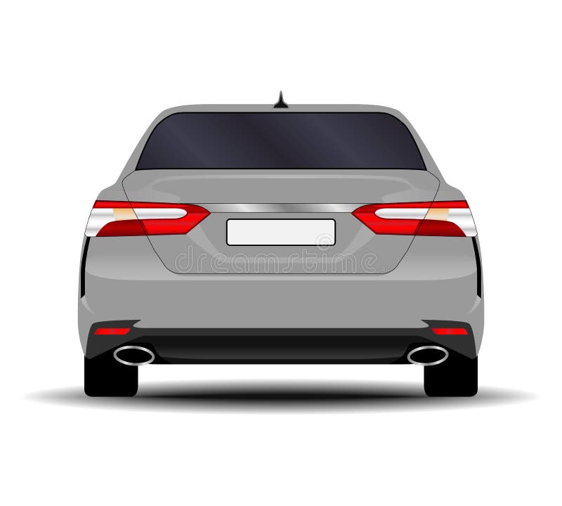 Realistic car sedan. stock vector. Illustration of trip - 101118879