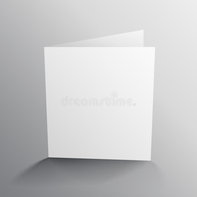 Realistic Card Mockup Template Design Stock Vector - Illustration of ...