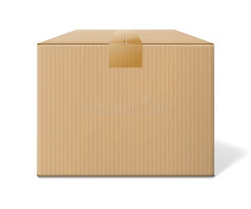 Cardboard Box Closed Side Stock Illustrations – 2,138 Cardboard Box ...