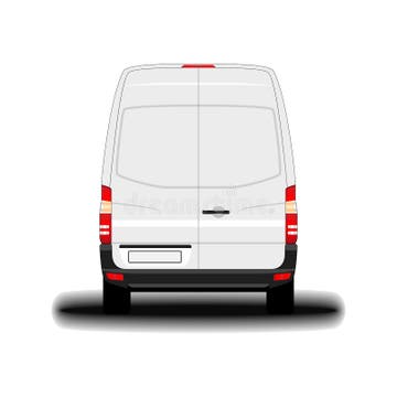 Realistic cargo van. stock vector. Illustration of profile - 100964434