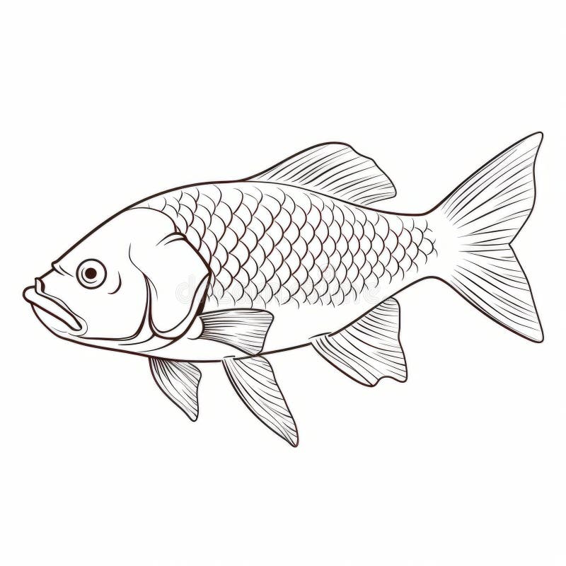 Carp Sketches Stock Illustrations – 141 Carp Sketches Stock ...