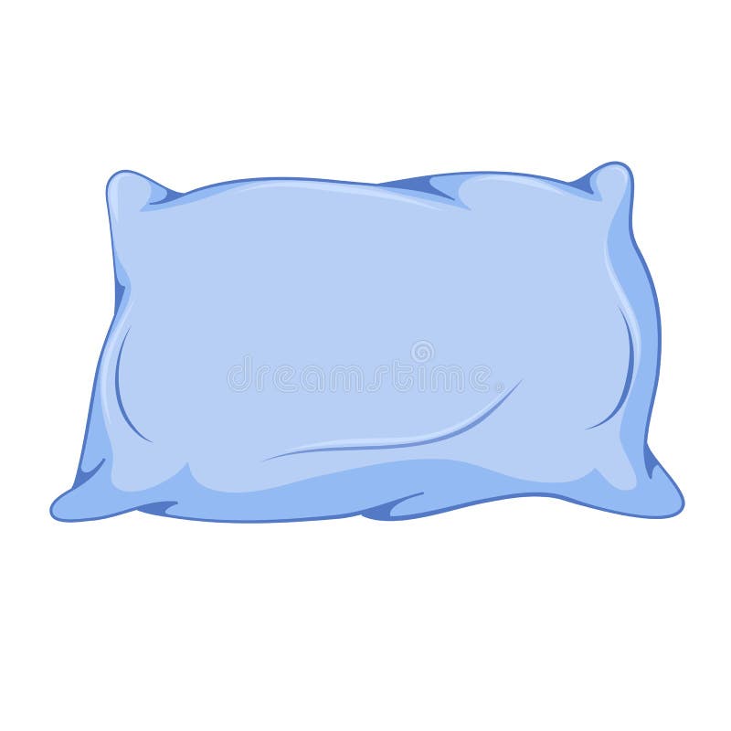 Realistic Cartoon Pillow Hand Drawn for Design Stock Vector ...