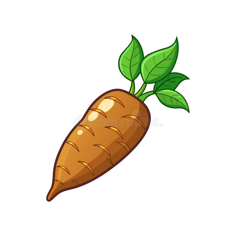 Realistic Cassava Design Showcasing Rich Detail Stock Photo ...